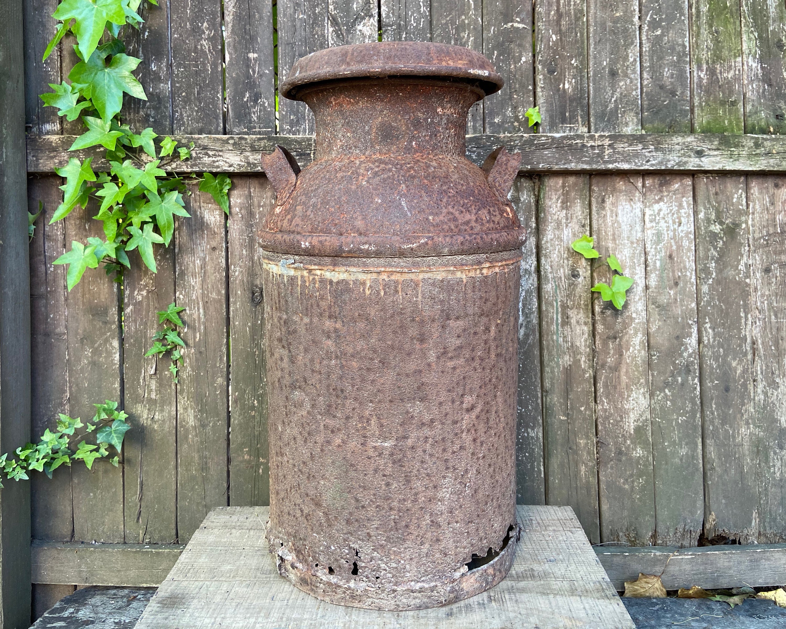 Vintage Milk Can Antique Milk Jug Rustic Home Decor Antique | Etsy