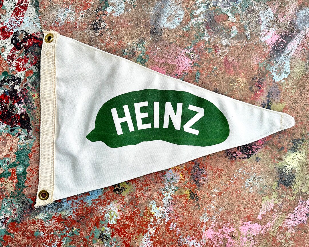 Heinz Pickle Pennant Vintage Advertising Flag Heinz Banner - Etsy