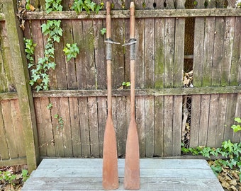 Antique Boat Oars - Etsy