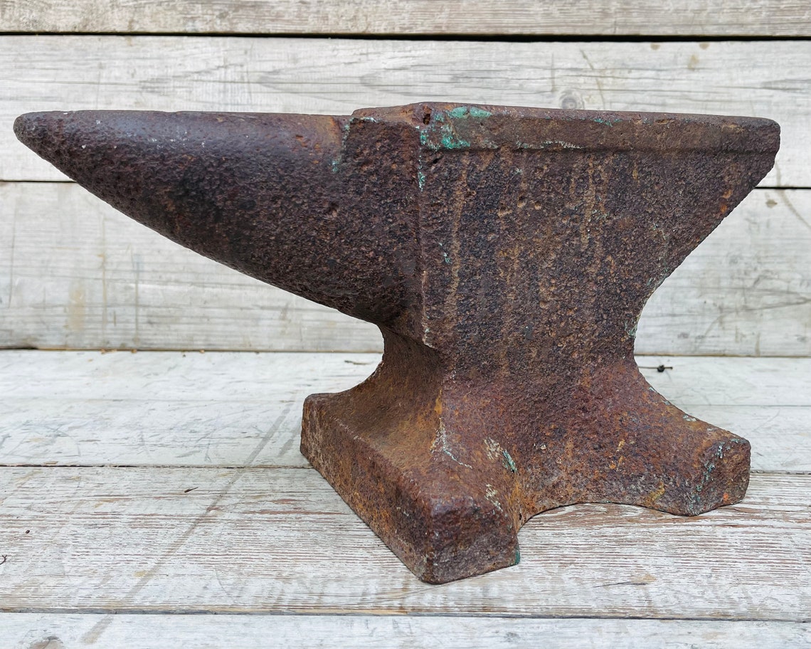 Antique Anvil 50 Pound Anvil Blacksmith Tool Primitive | Etsy