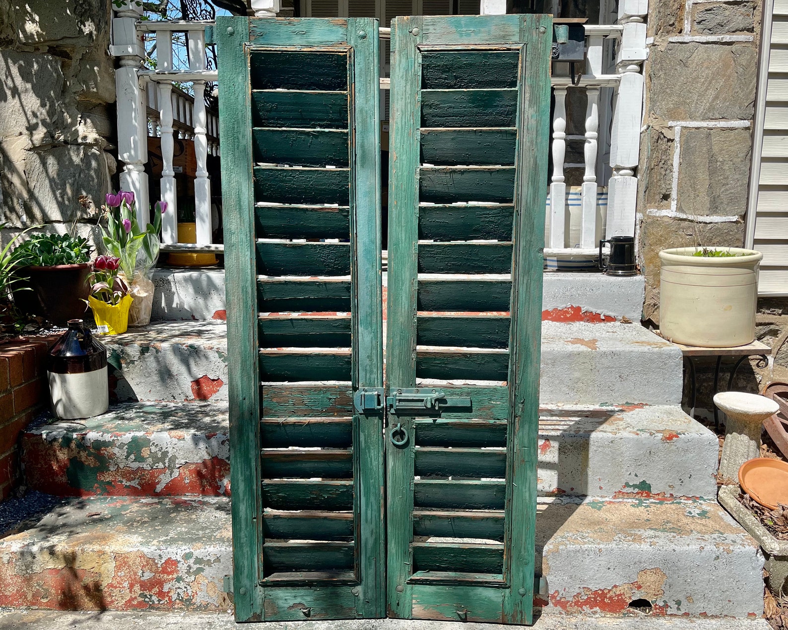 Antique Shutters Old Distressed Rustic Barn Shutters - Etsy