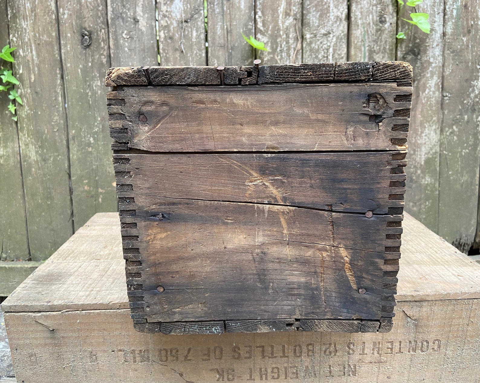 Antique Wooden Crate from the First Grinding Wheel Worcester | Etsy