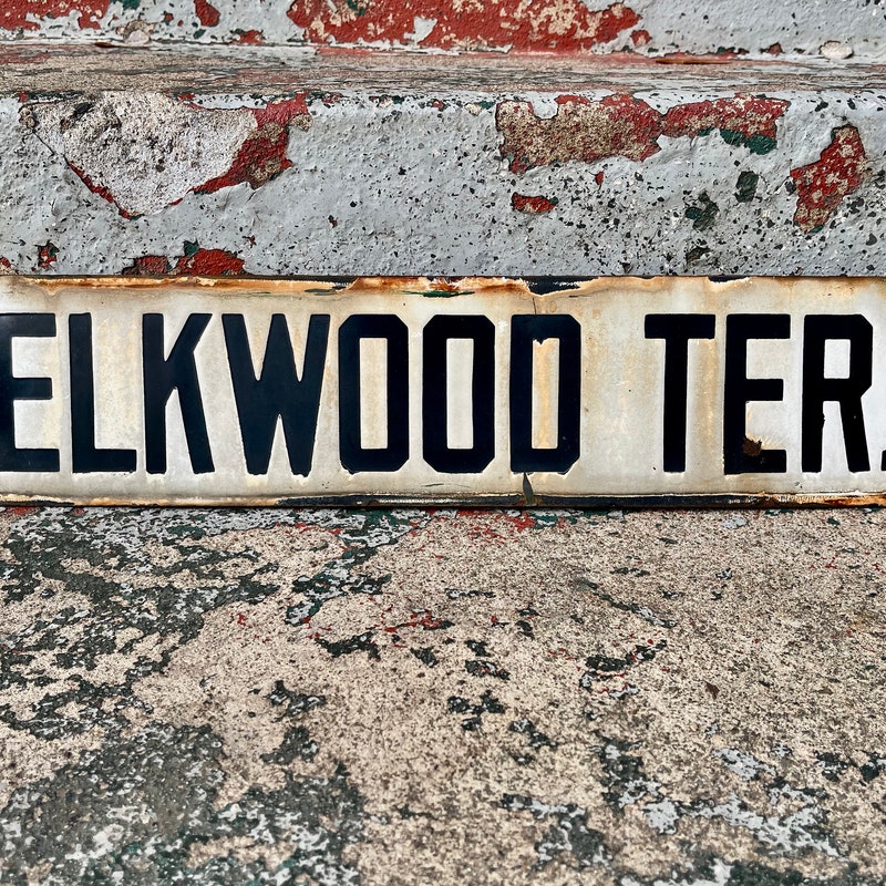 Old Wood Road Sign - Etsy