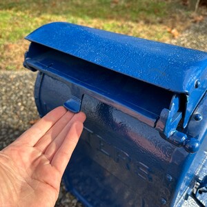 Antique Cast Iron U.S MAIL BOX, Pull Down Mailbox, Letter Slot, Locak ...