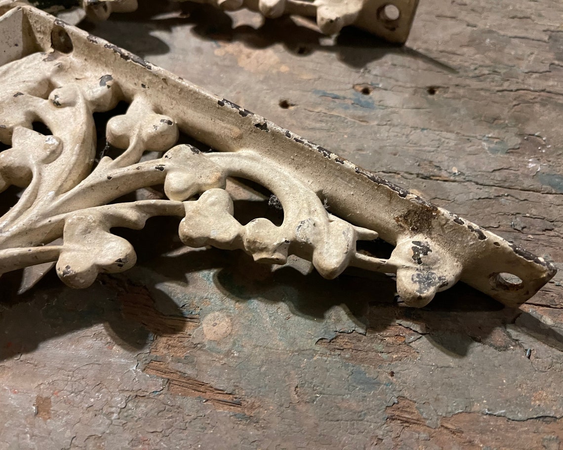 Antique Cast Iron Corbels Victorian Corbels Smaller Sized | Etsy