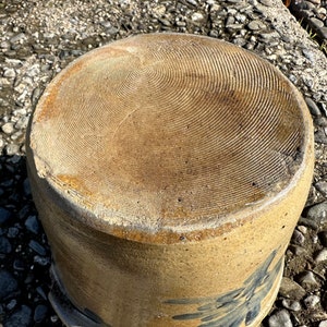 Stoneware Crock With Flower Decoration, Beautiful Antique GREAT CUTE ...