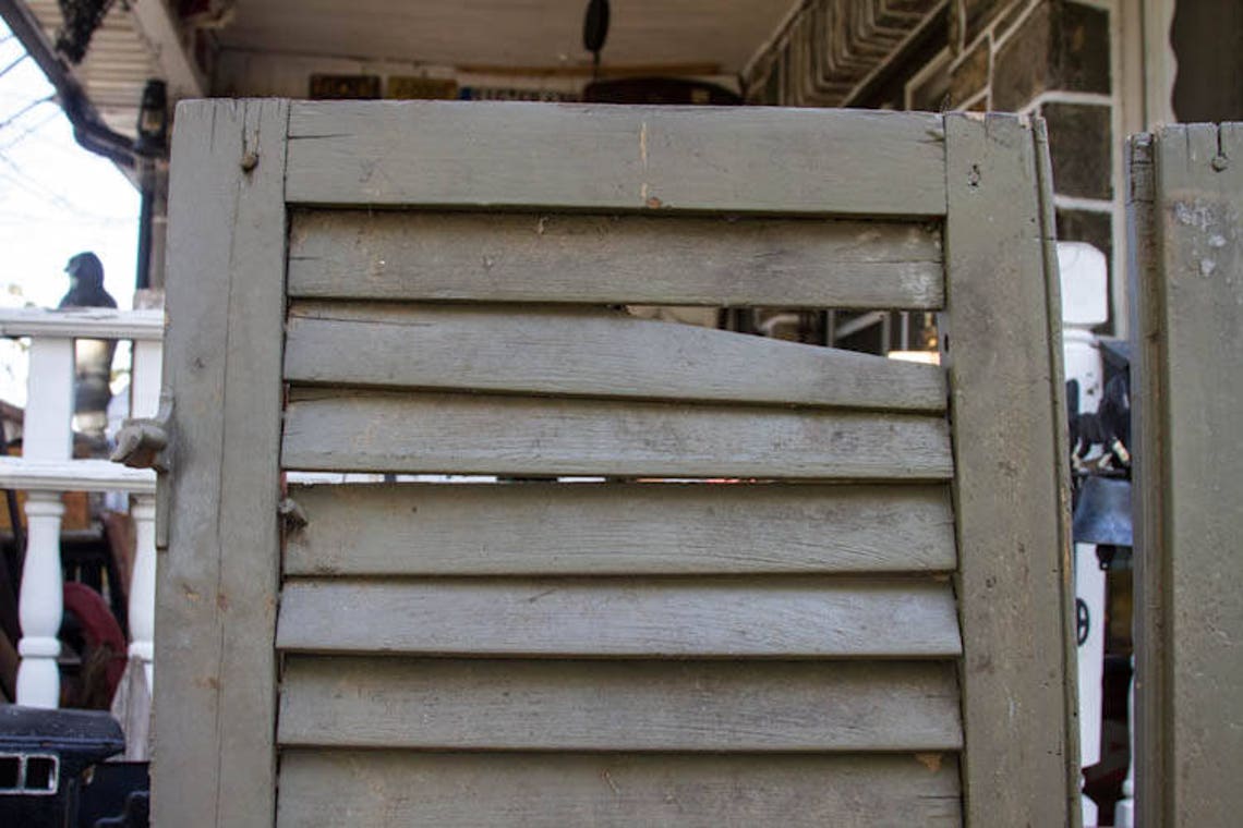 Large pair of Vintage Shutters 67'' long x | Etsy