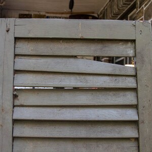 Large Pair of Vintage Shutters, 67'' Long X 17'' Wide, Reclaimed Barn Wood Door, Louvered ...