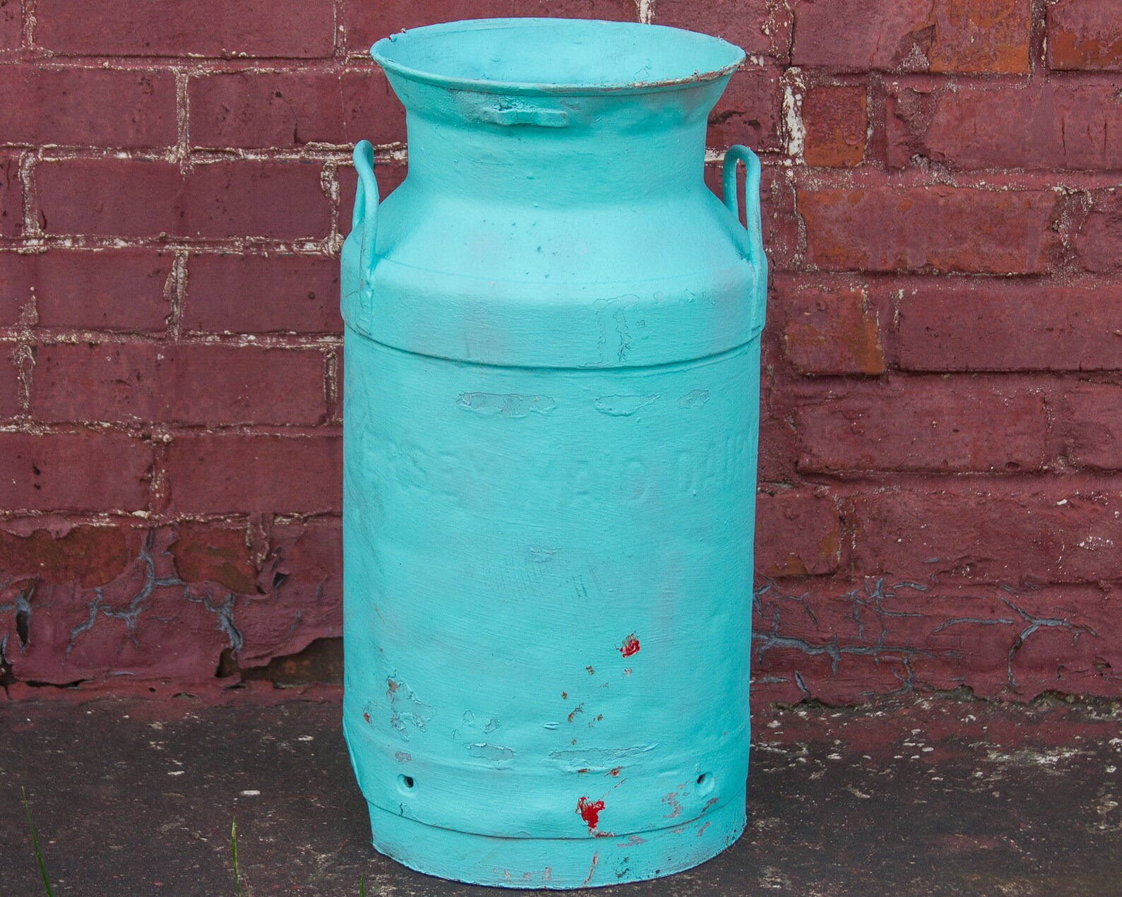 Antique Milk Can With GREAT COLOR Blue Vintage Milk Jug - Etsy