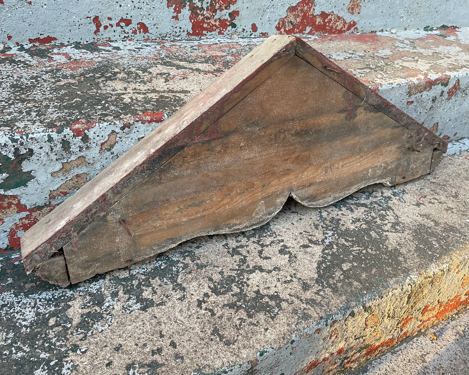 Antique Wooden Crown Pediment Architectural Salvage Antiques - Etsy