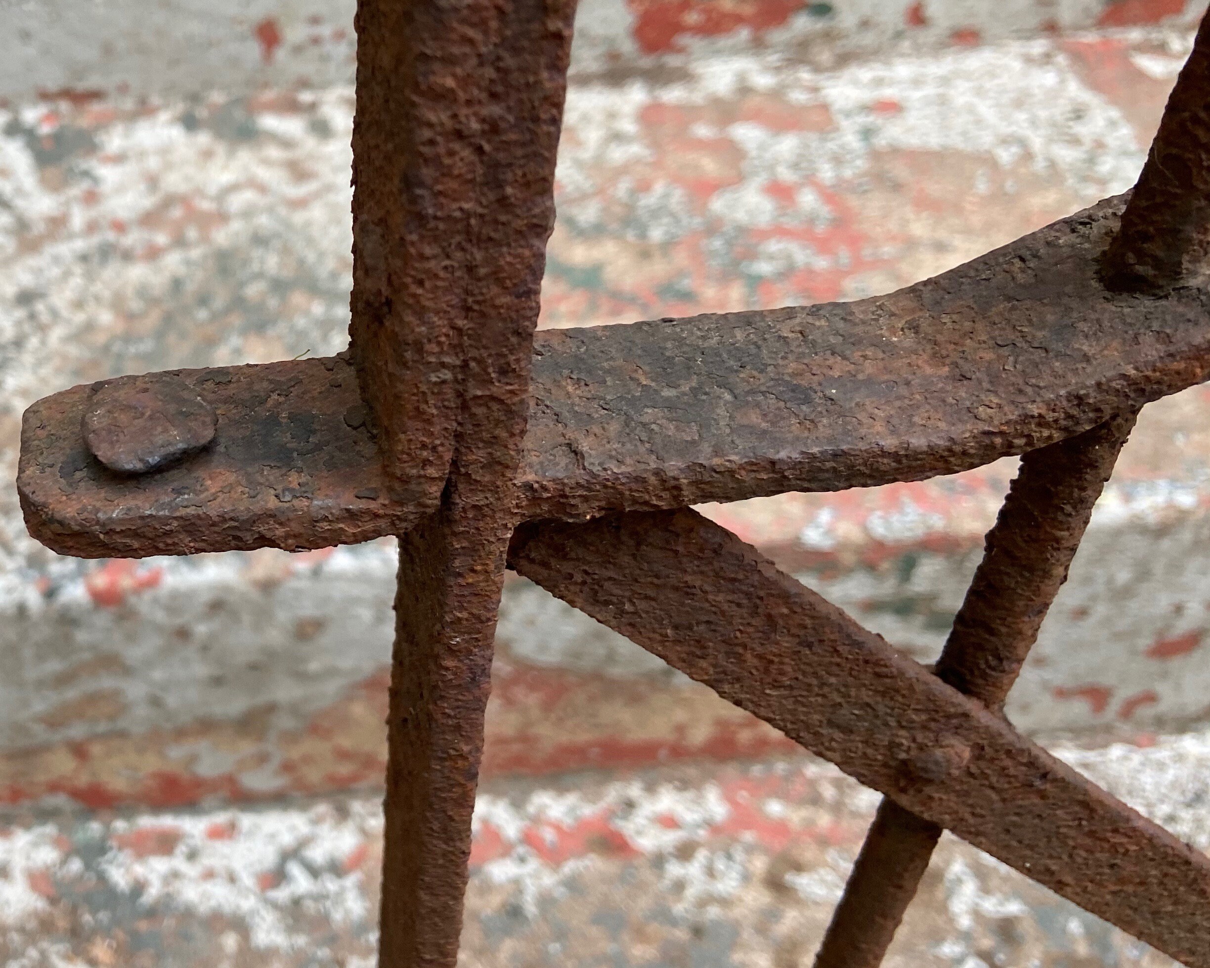 Vintage Wrought Iron Garden Gate Iron Fence Gate | Etsy