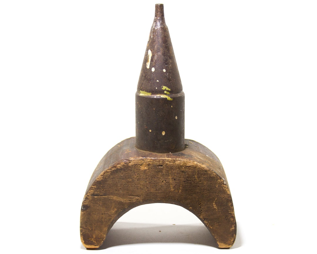 Antique Anvil Sail Maker Anvil Nautical Home Decor Vintage Anvil Wooden ...