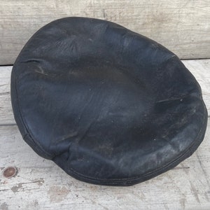 Antique Leather Motorcycle Hat, Motorcycle Visor, Leather Biker Cap ...