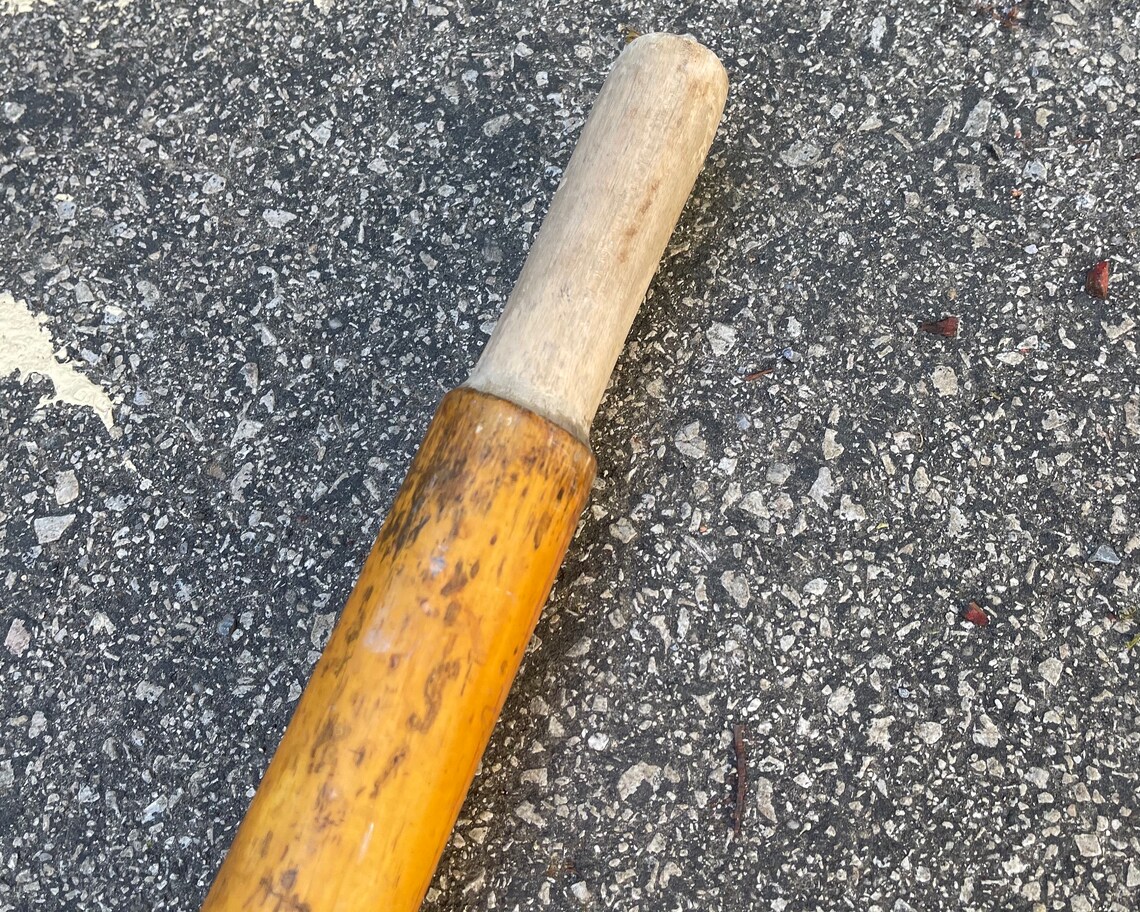 INCREDIBLE Antique WOODEN Oars Rowing Oars Leather Bound Lake - Etsy