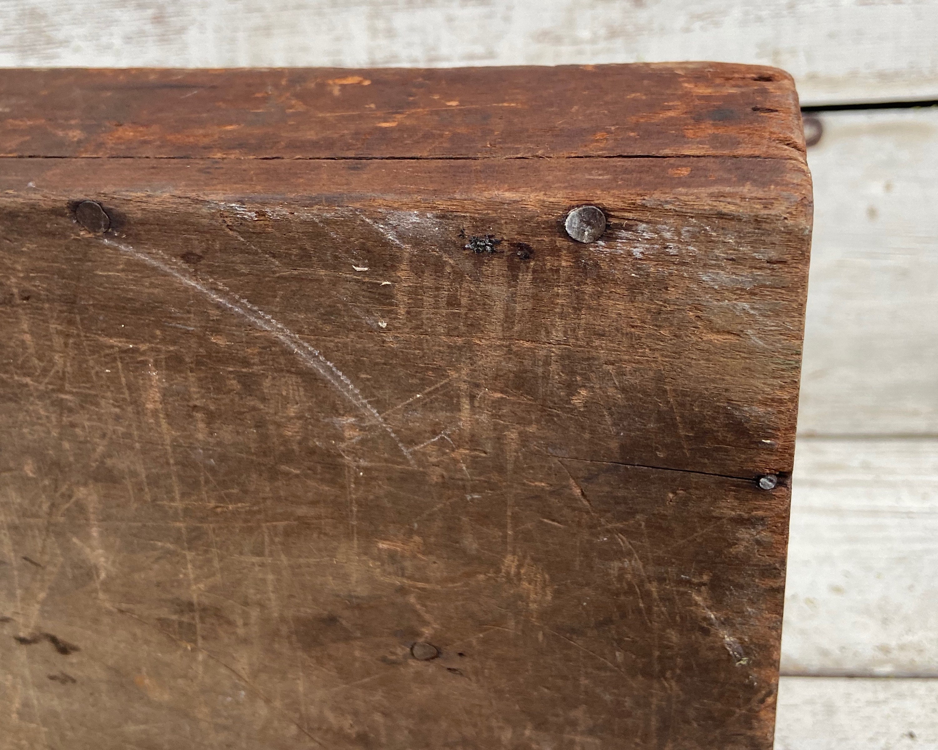 Primitive Wooden Box with Handle Seperated Crate Divided Wood | Etsy