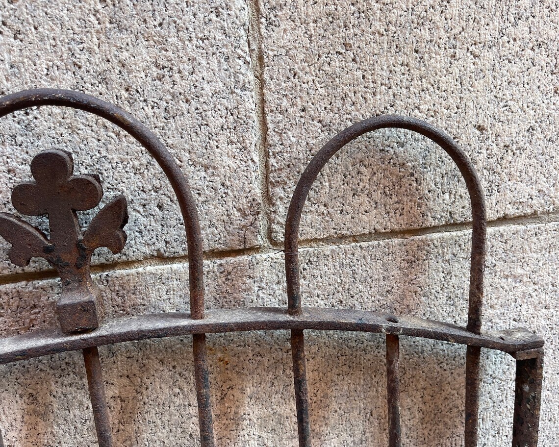Antique Victorian Iron Entrance Gate 1800s Architectural - Etsy