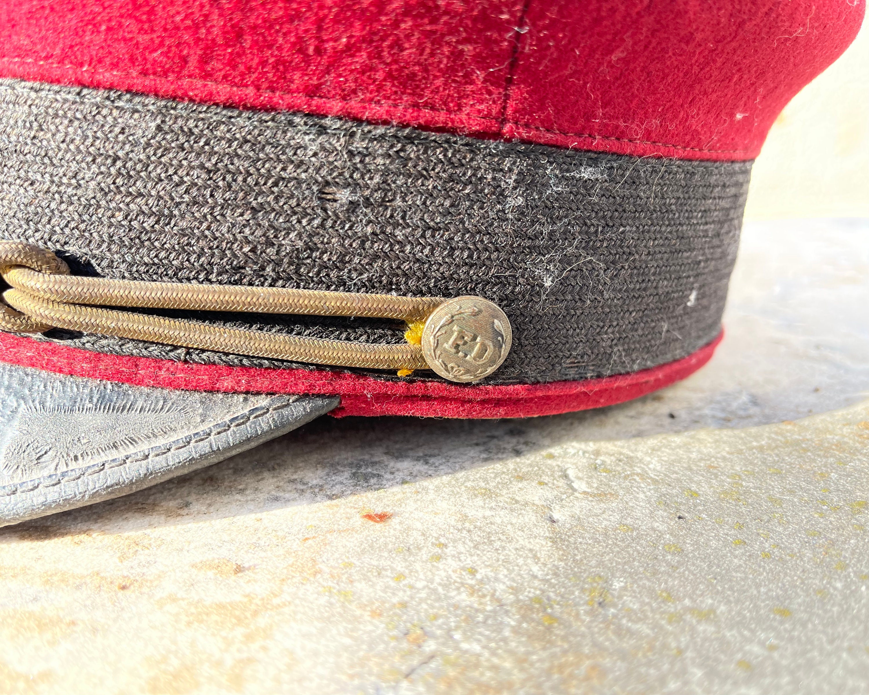 Antique Fire Department Dress Cap Firemen Hat Firefighter | Etsy