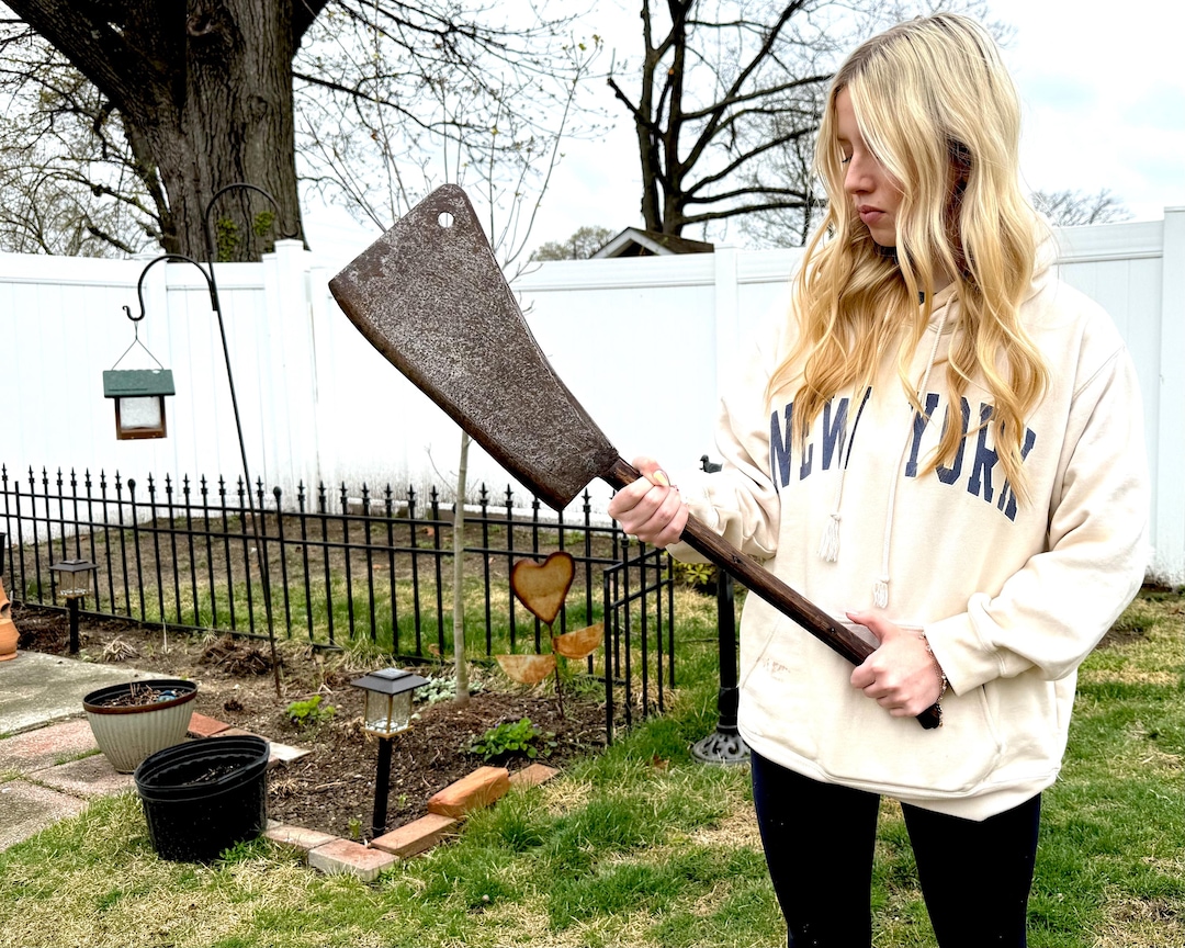 Meat Cleaver HUGE 31'', Hog Splitter, Extra Large Butcher Knife ...