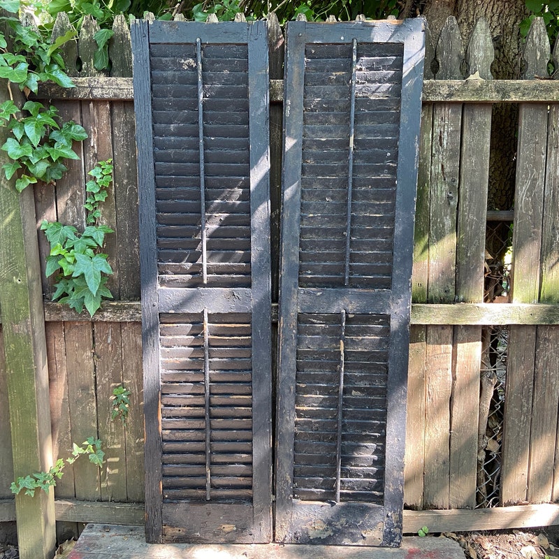 Primitive Shutters - Etsy