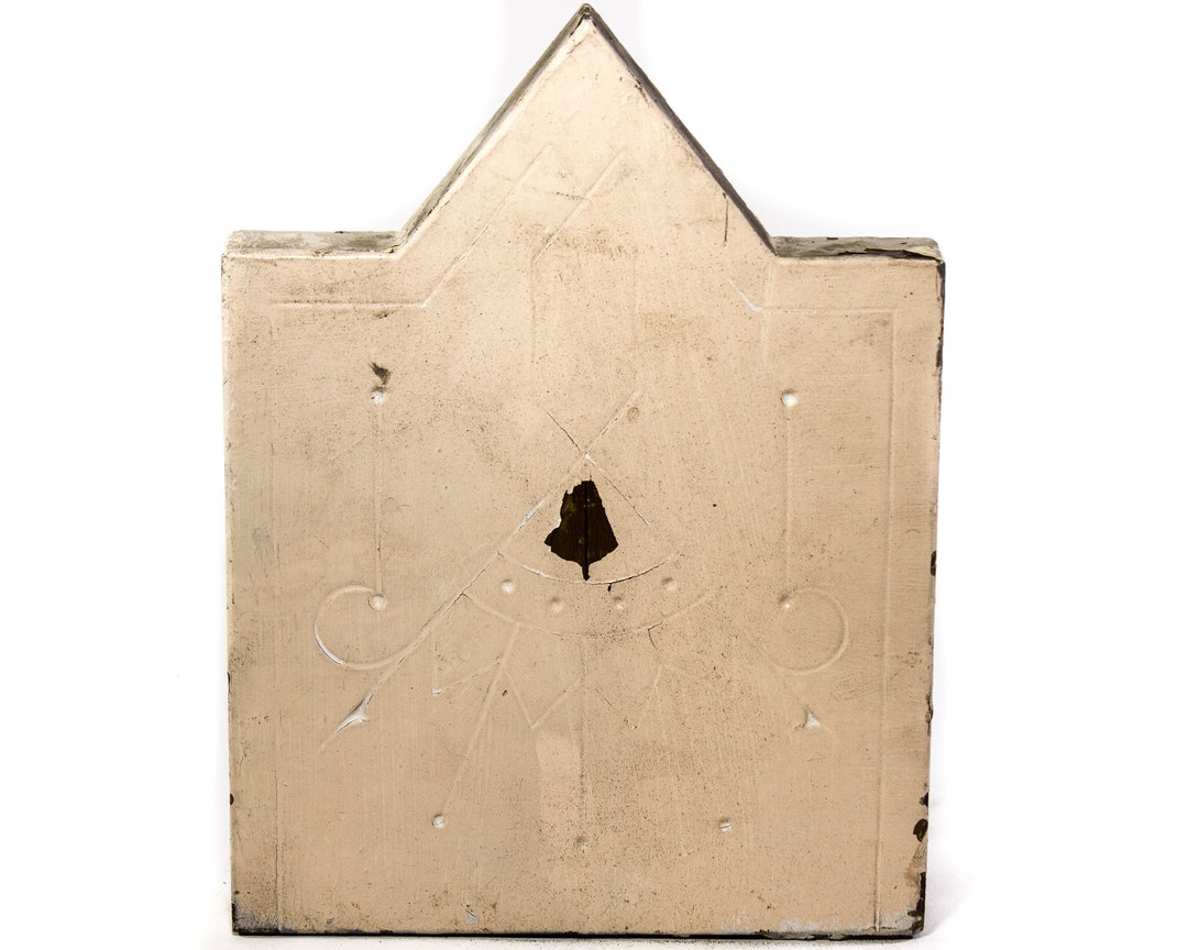 Antique Mantel Keystone Piece, Fireplace Keystone, Vintage Slate ...