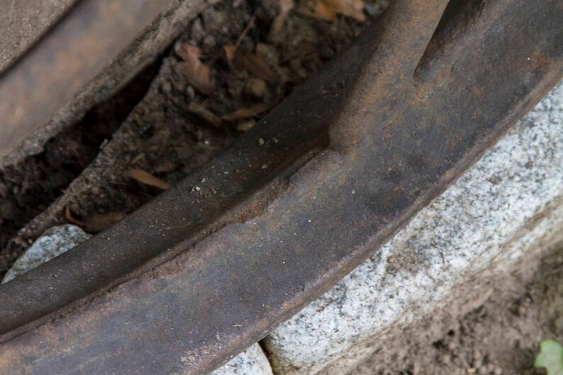 Large Antique Steel Wheel: 25" Industrial Decor - Etsy