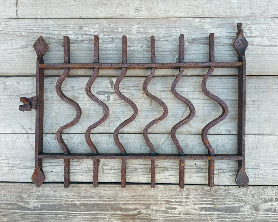 Antique Wrought Iron Fence Vintage GATE Iron Fence Cover | Etsy
