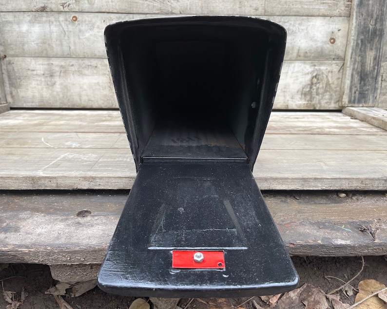 Mid Century Mail Box Modern Mailbox Vintage 1950s Metal Mail | Etsy