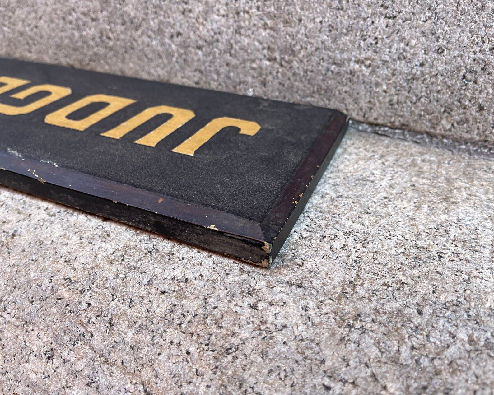 Judges Room Antique Sign Old Paint Wood Sign Saratoga County | Etsy