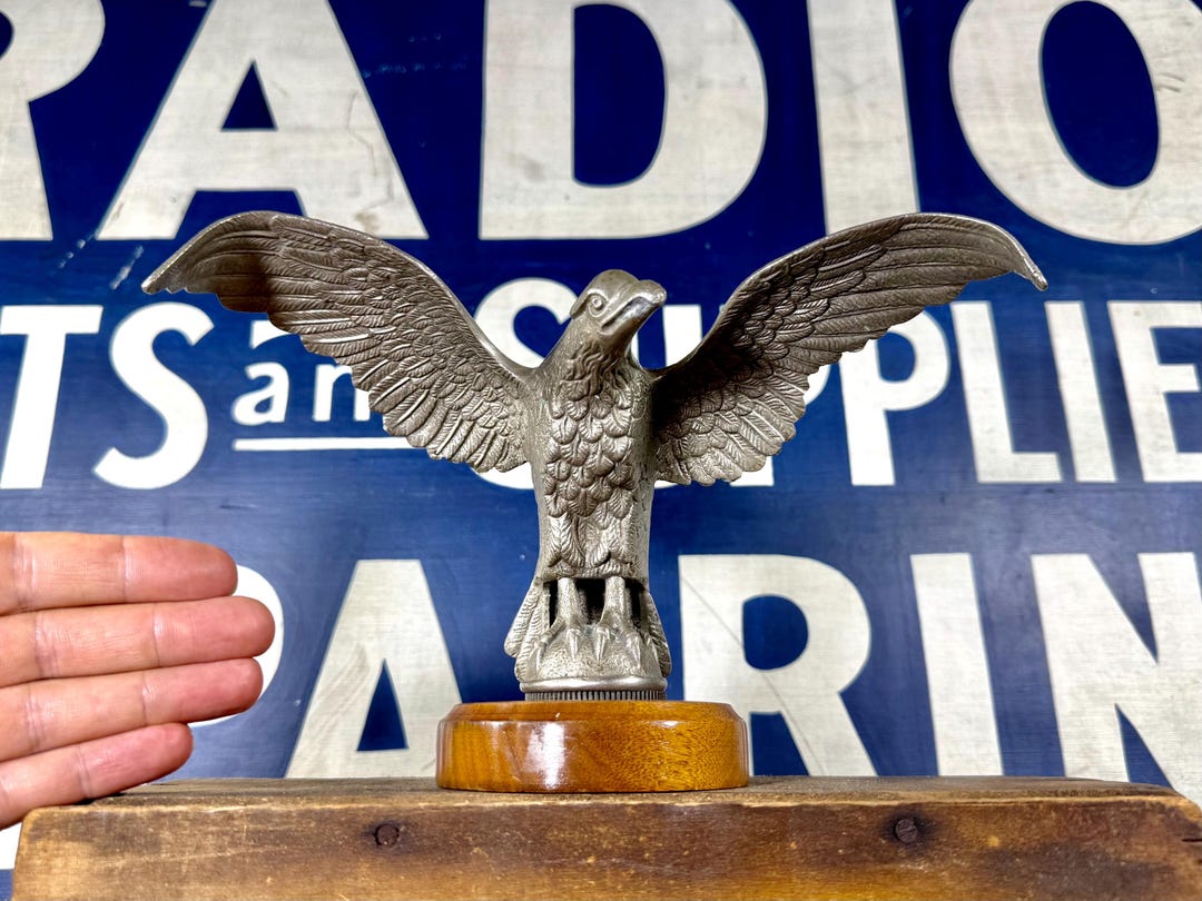 Antique Eagle Flag Pole Topper Finial, Civil War Eagle Architectural ...