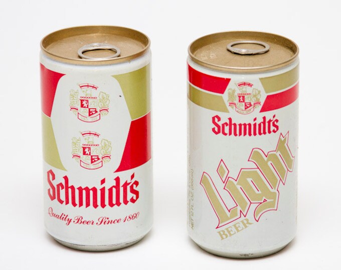 Vintage Schmidt's Beer Cans - Etsy