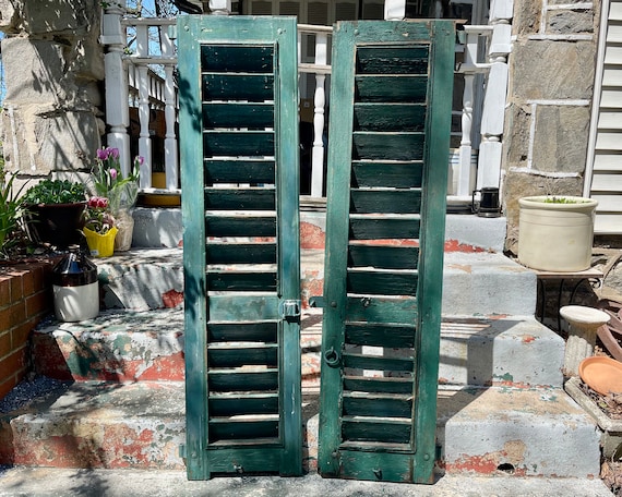 Antique Shutters Old Distressed Rustic Barn Shutters - Etsy