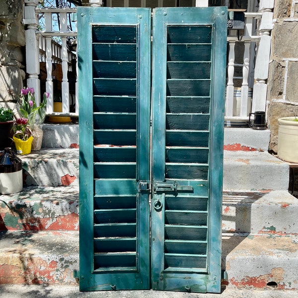 Distressed Shutters - Etsy