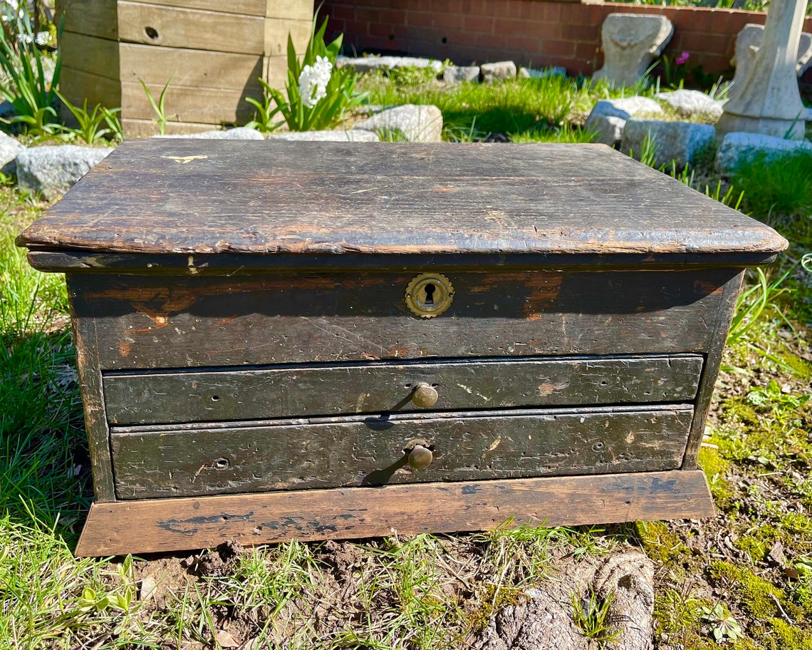 Antique Watchmakers Cabinet Tool Chest Tool Box Spool - Etsy