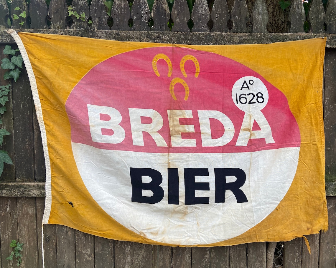 1950s Breda Beer Banner RARE Holland Beer Breda Bier Three | Etsy