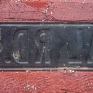 Vintage Metal Street Sign Antique Sign Rusty Aged CANAL ROAD | Etsy