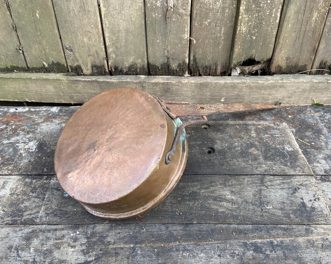 Vintage Copper Pot 8 1/4'' Copper Pan Candy Making | Etsy