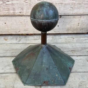 Copper Cupola Roof Finial Vintage Copper Copula Architectural Salvage ...