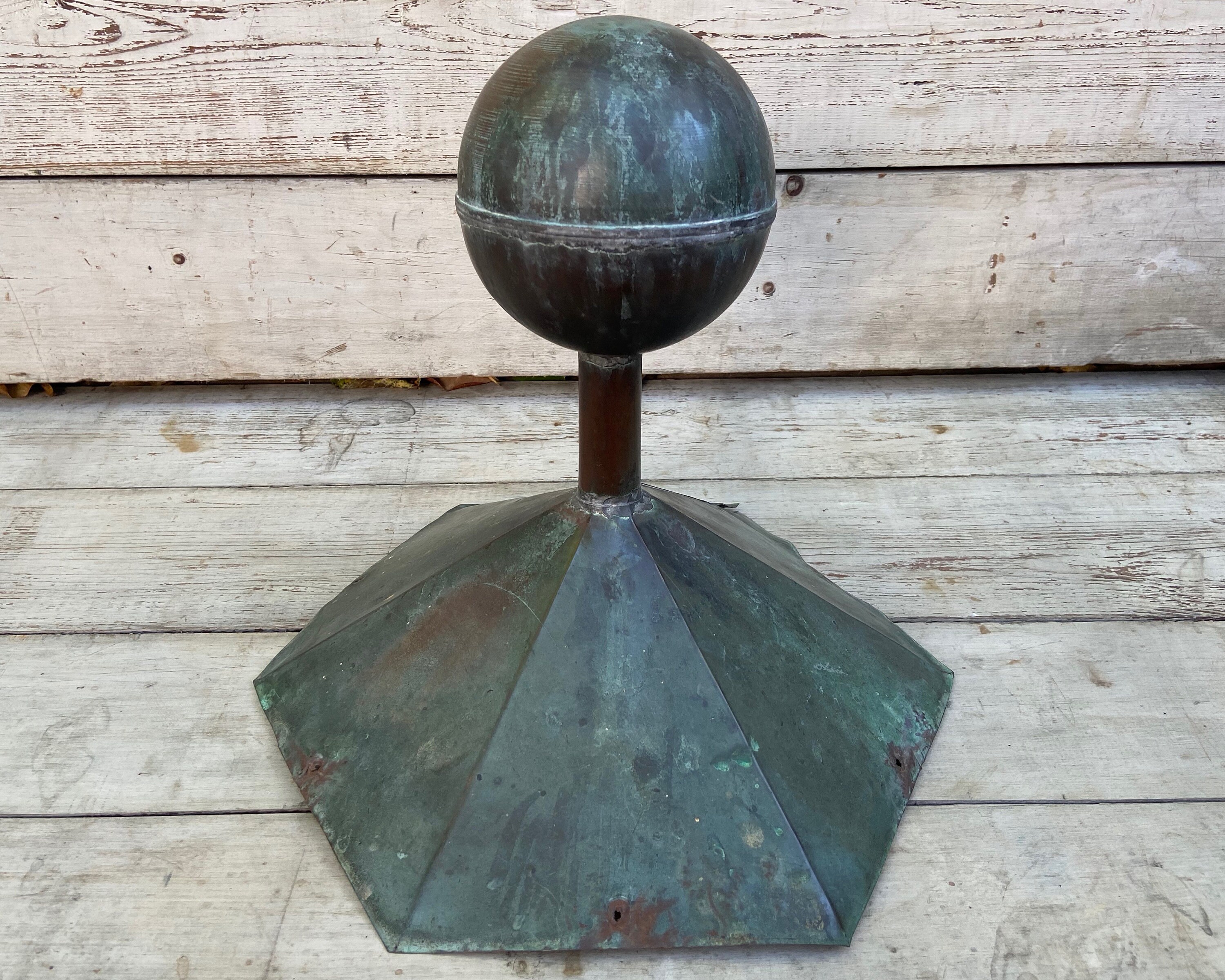 Copper Cupola Roof Finial Vintage Copper Copula Architectural | Etsy