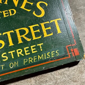Antique Hand Painted Sign: HINES & HINES NYC, Primitive Decor - Etsy