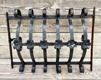 Antique Victorian Iron Gate Window Panel Fence Architectural Salvage ...