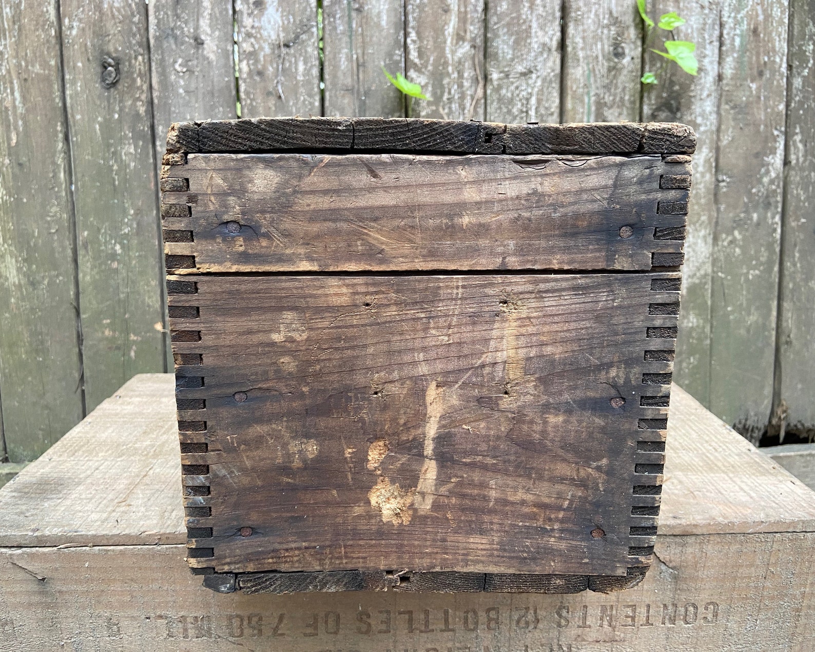 Antique Wooden Crate from the First Grinding Wheel Worcester | Etsy