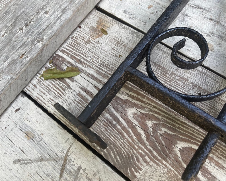 Antique Wrought Iron Gate Heart Fence Piece Garden Gate | Etsy