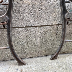 Cast Iron Legs, Vintage Bench Legs, Outdoor Decorations, Rustic Home ...