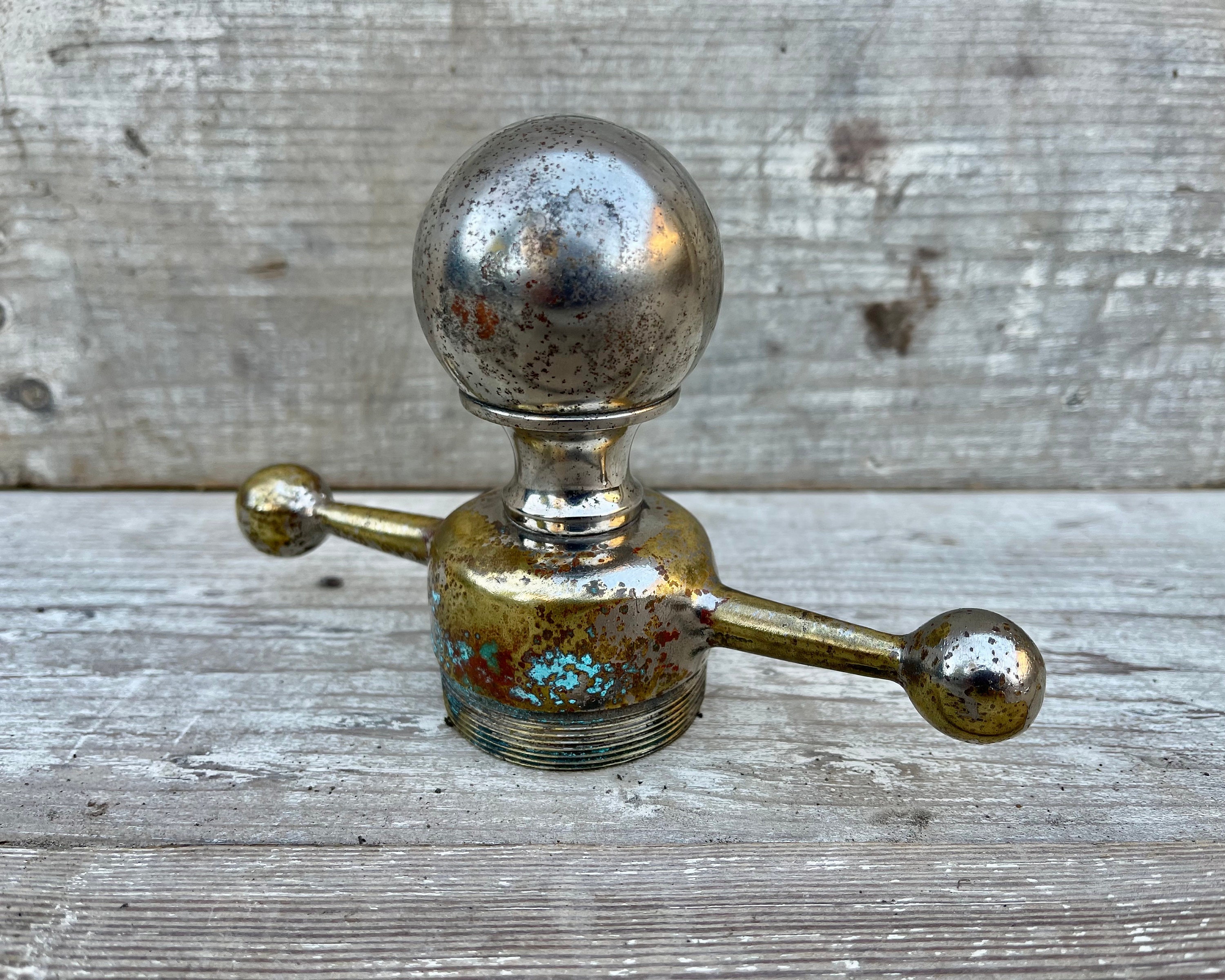 Vintage Radiator Cap Cover Dog Bone With Globe Ball Top - Etsy