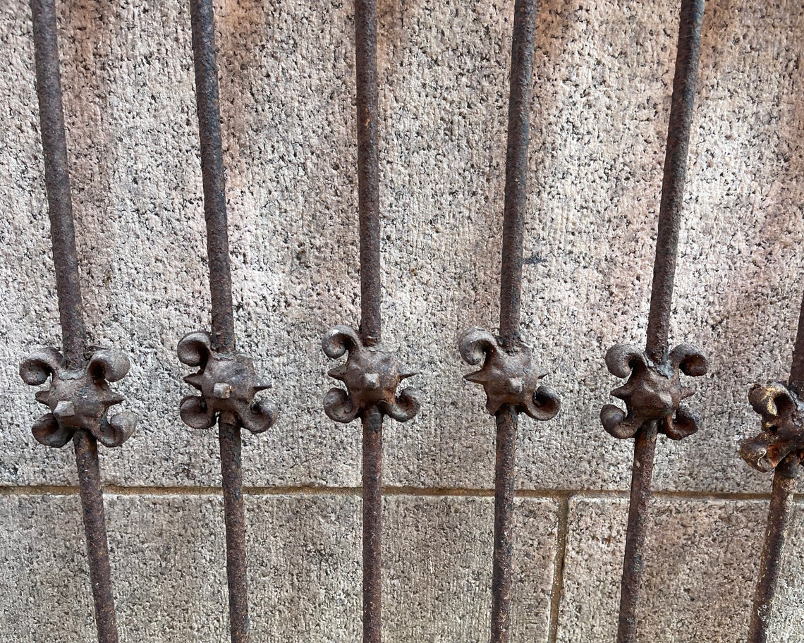 Antique Victorian Iron Entrance Gate 1800s Architectural - Etsy