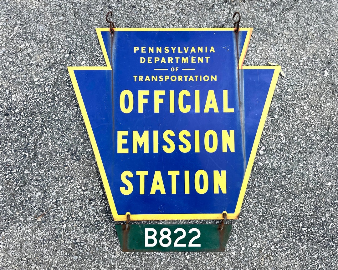 Vintage Pennsylvania Inspection Sign Keystone Sign WALL - Etsy