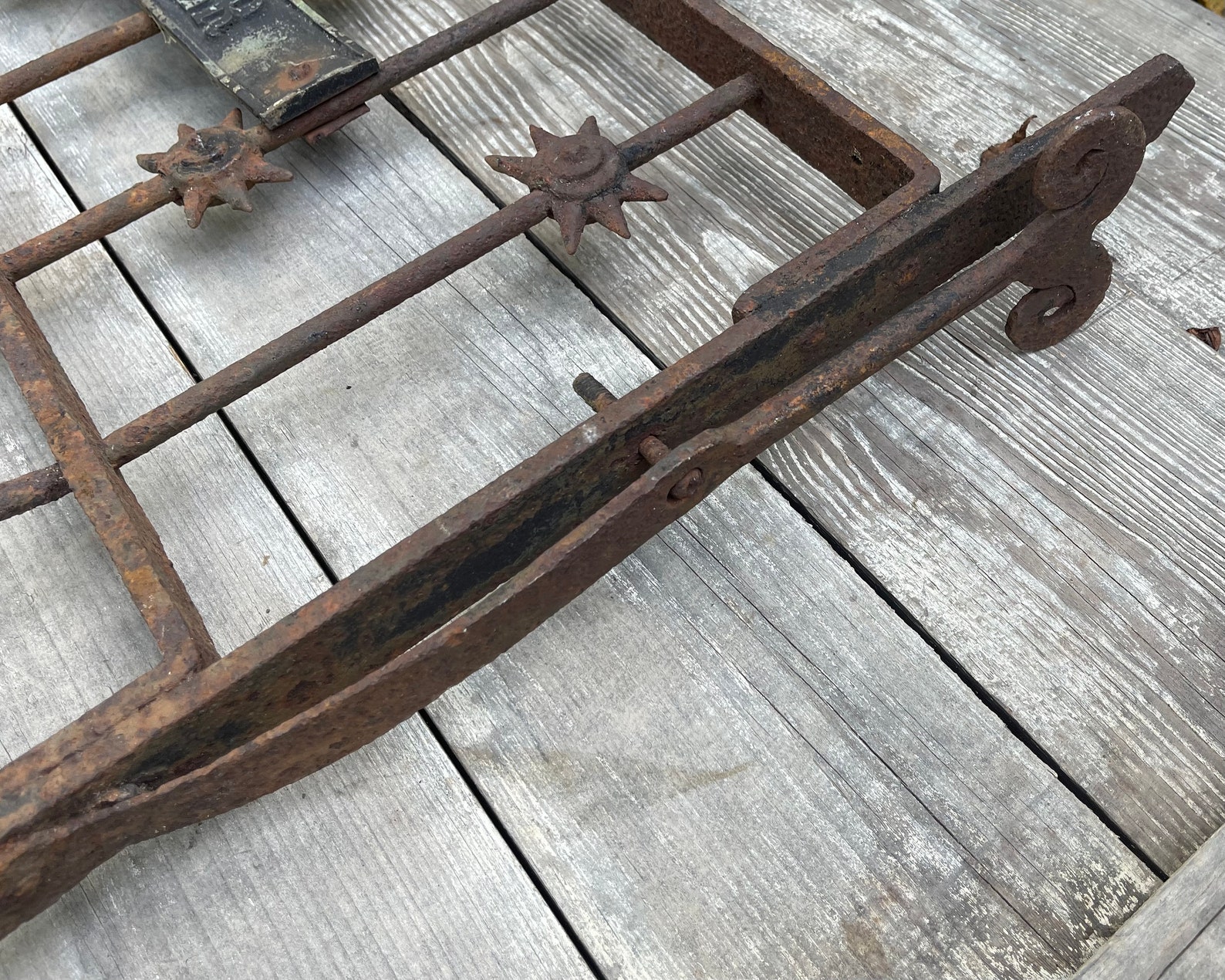 Antique Cemetery Gates Victorian 1800s Spiked Pair of Iron - Etsy