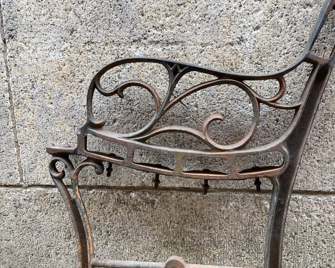 Cast Iron Legs Vintage Bench Legs Outdoor Decorations | Etsy