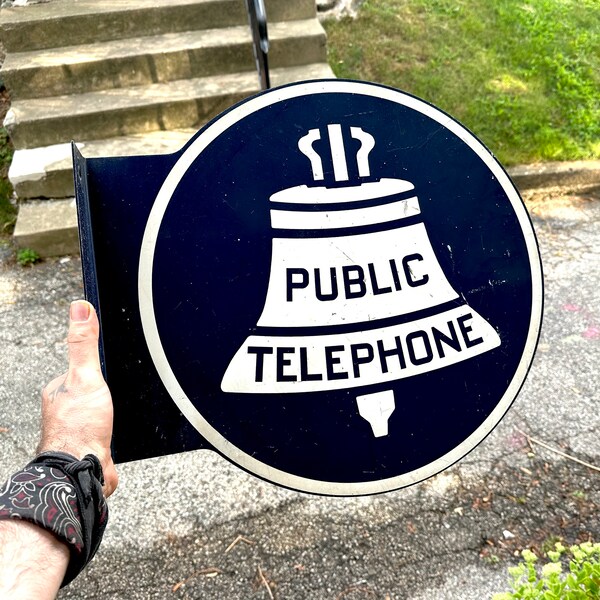 Telephone Booth Sign - Etsy
