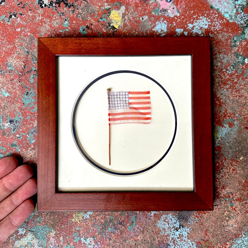 Framed American Flag - Etsy